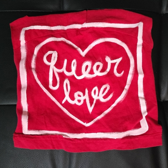 Satyr_Em | Accessories | Queer Love Patch | Poshmark